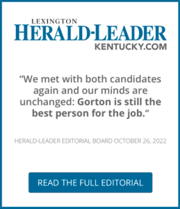 MAYOR GORTON RUNS FOR SECOND TERM - Mayor Linda Gorton